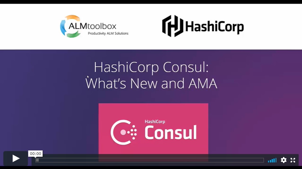 New Recording: Consul Webinar - ALMtoolbox NewsALMtoolbox News