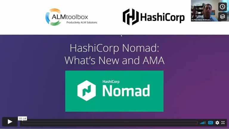 Nouvel enregistrement: Webinaire HashiCorp Nomad - ALM-toolbox FranceALM-toolbox France